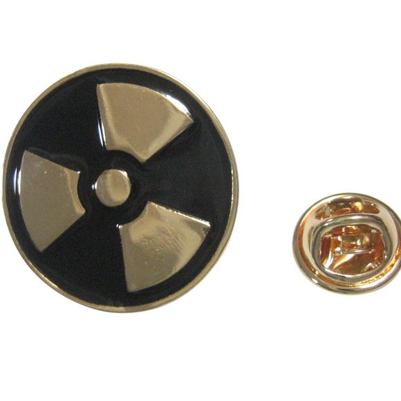 Kiola Designs | Accessories | Black And Gold Toned Radioactive Symbol ...